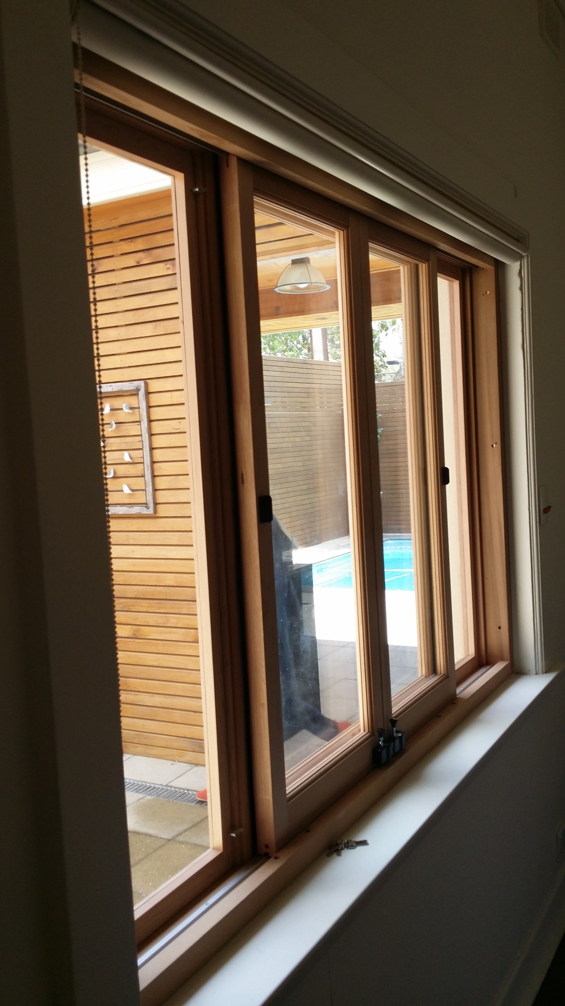 Cedar double slider window – THE WINDOW MAN