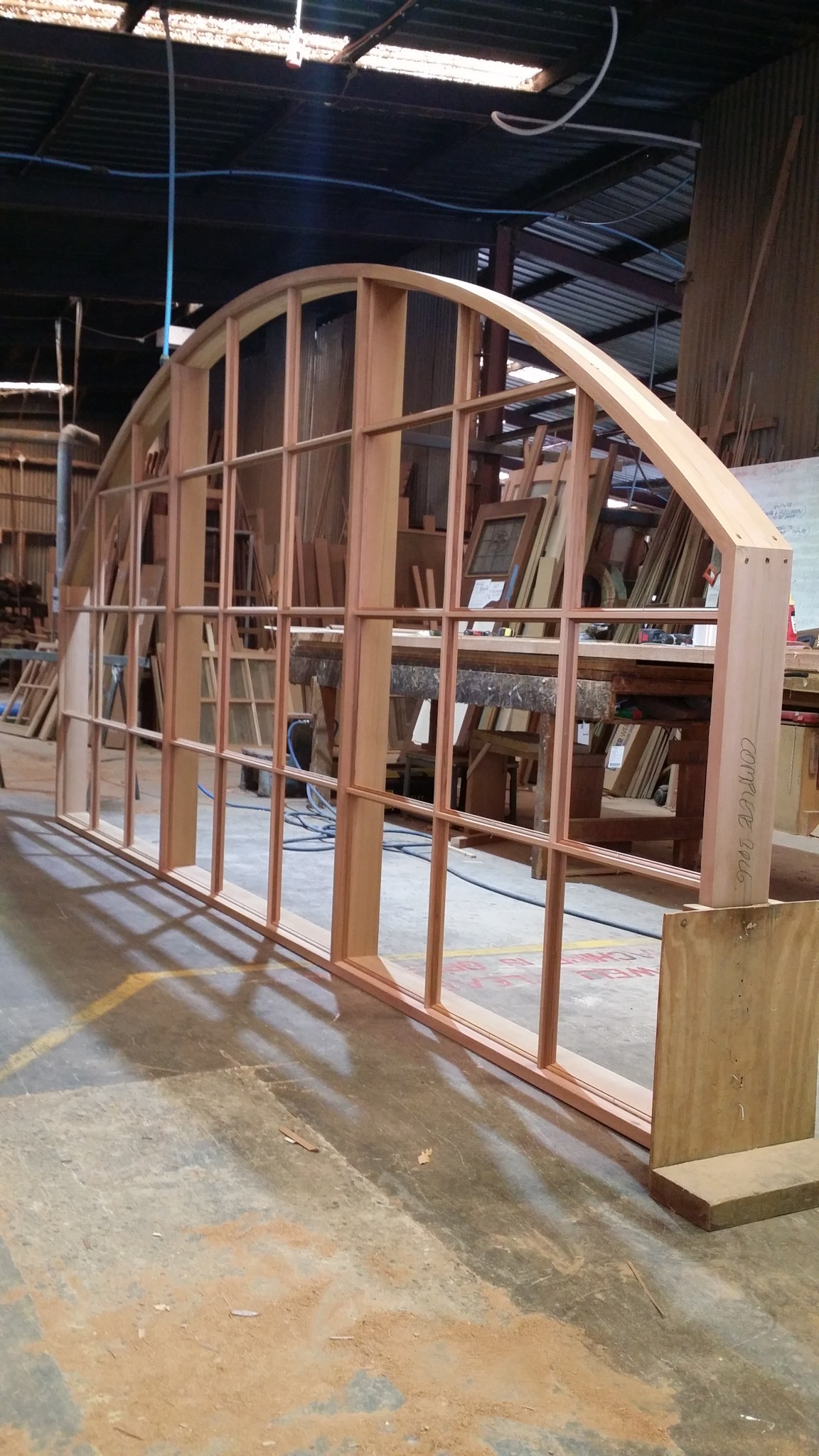 Arched Colonial bar timber window – THE WINDOW MAN