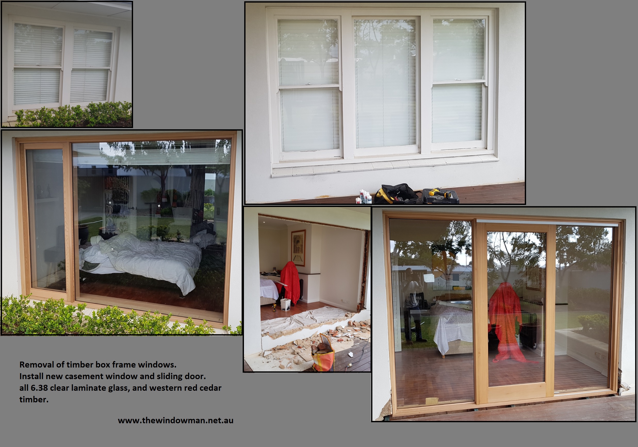 Timber window / door install – THE WINDOW MAN